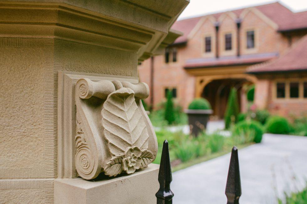 Stone Gate Piers - Jonathan Lees Architects